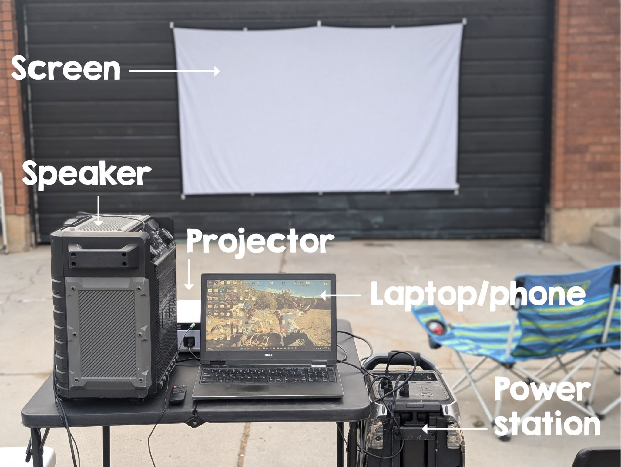 How to throw an outdoor movie night on a budget - My Silly Squirts