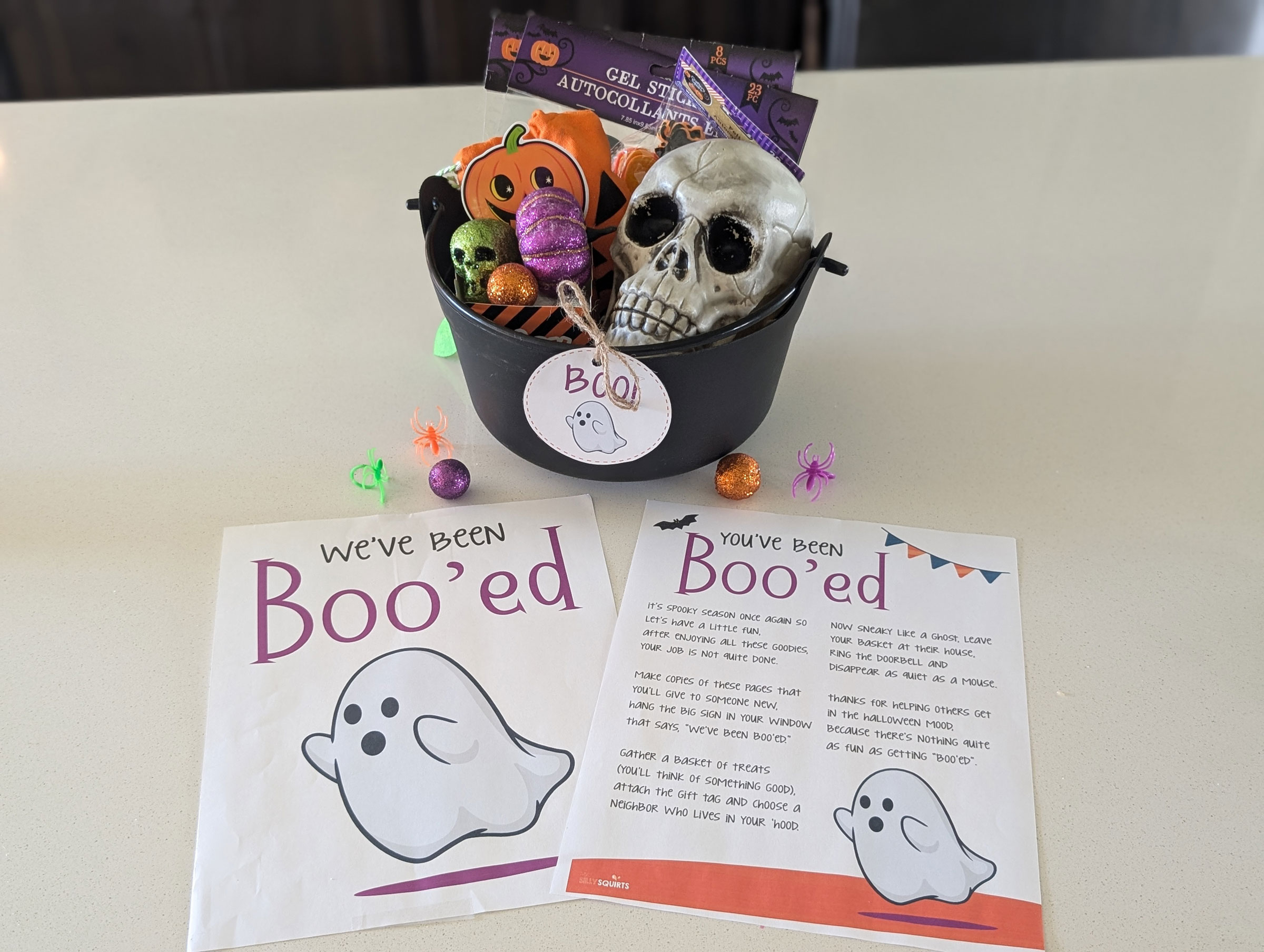 Check out this You've Been Booed printable for Halloween - My Silly Squirts