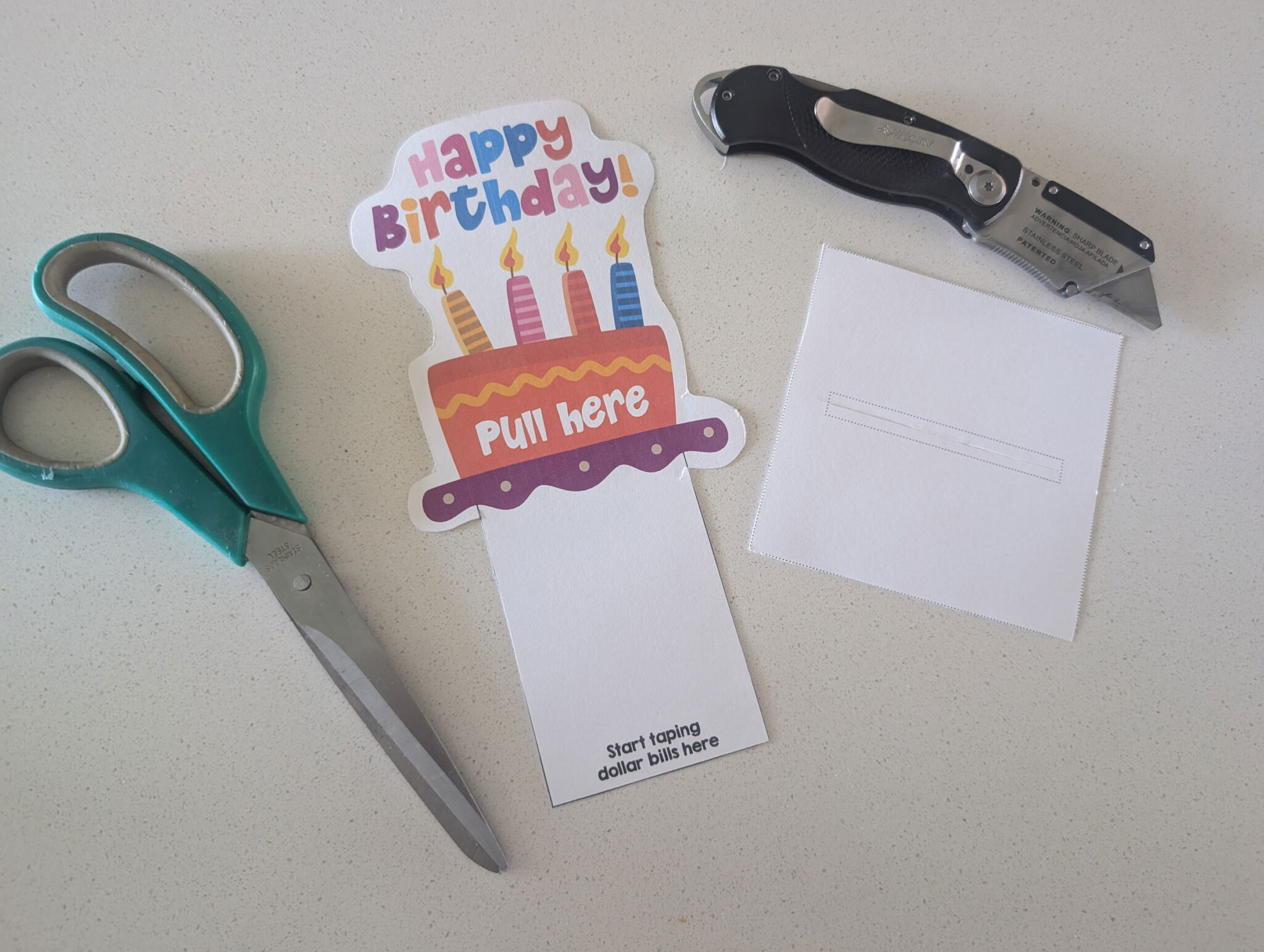 The easiest DIY birthday money box in three steps - My Silly Squirts