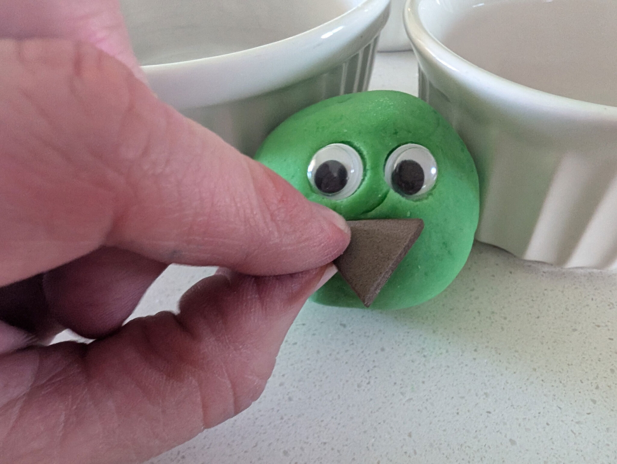 Easy Thanksgiving play dough turkey craft for kids - My Silly Squirts