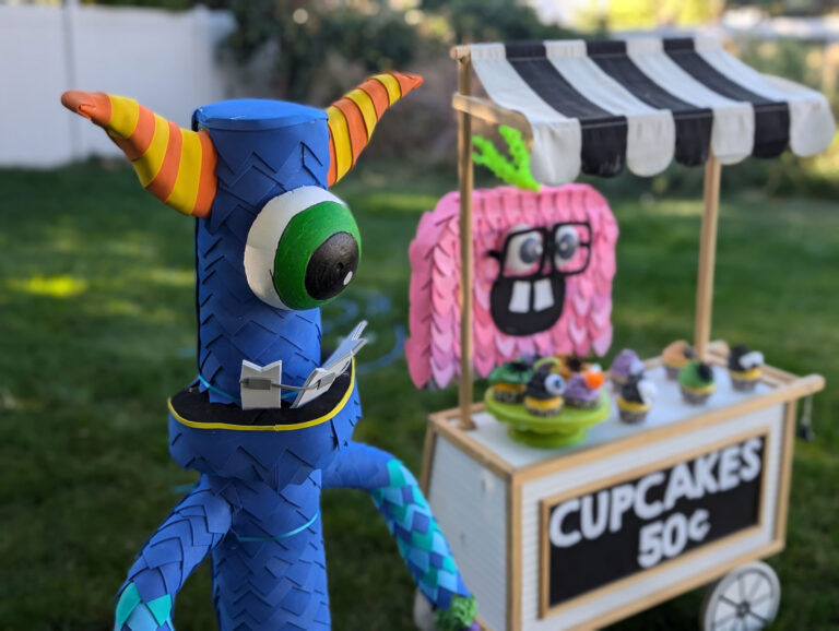 Easy DIY Halloween monster decorations (non-scary version) - My Silly ...