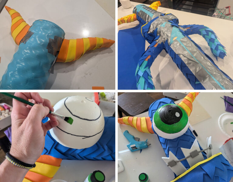 Easy DIY Halloween monster decorations (non-scary version) - My Silly ...