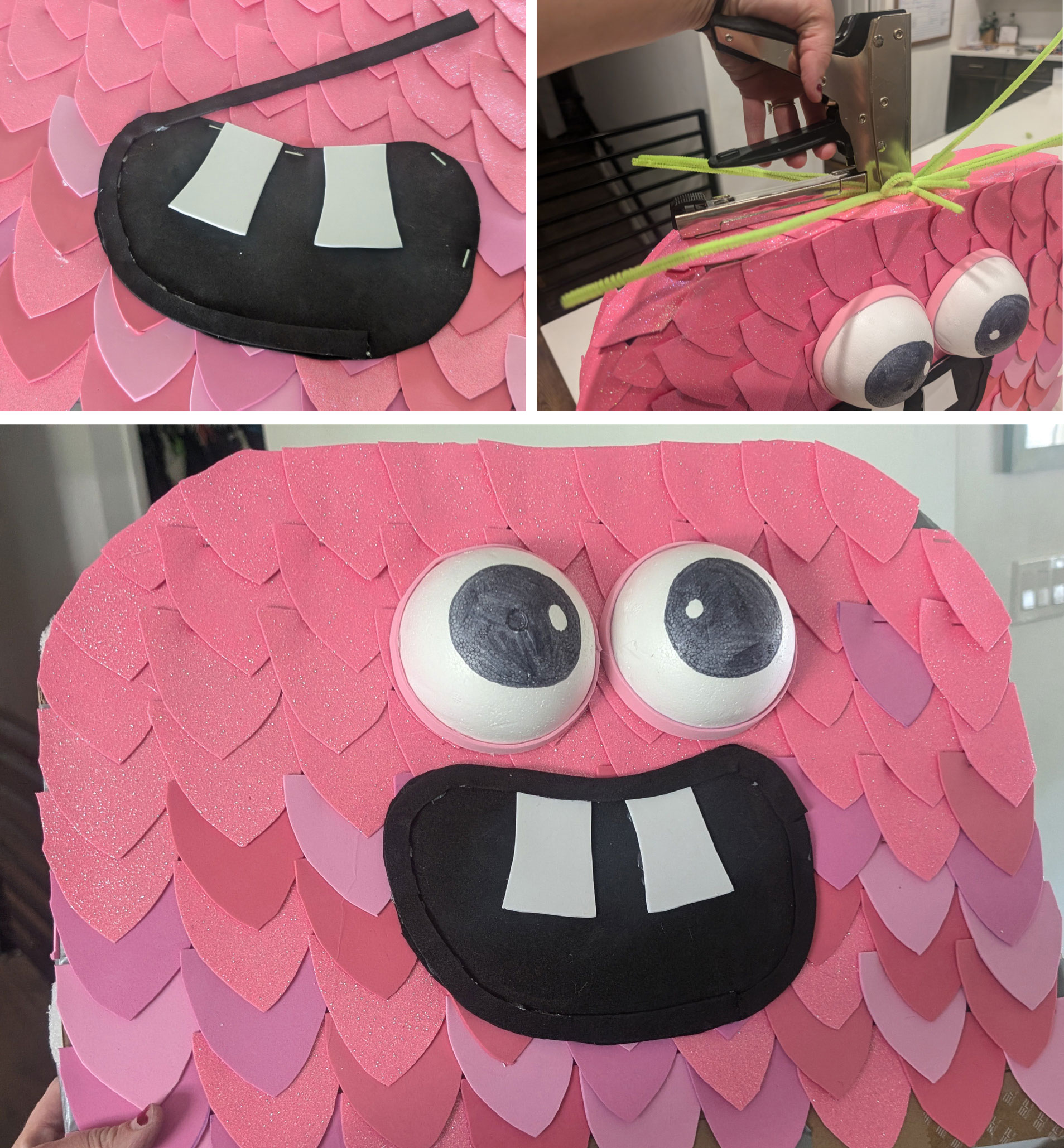 Easy DIY Halloween monster decorations (non-scary version) - My Silly ...