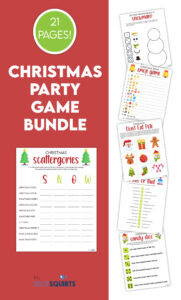 21-page Christmas game bundle for kids, teens and adults - My Silly Squirts
