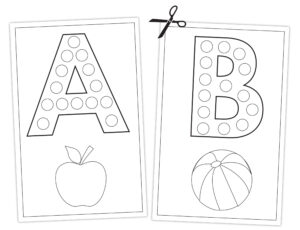 54 easy and fun dot marker activity sheets for kids - My Silly Squirts