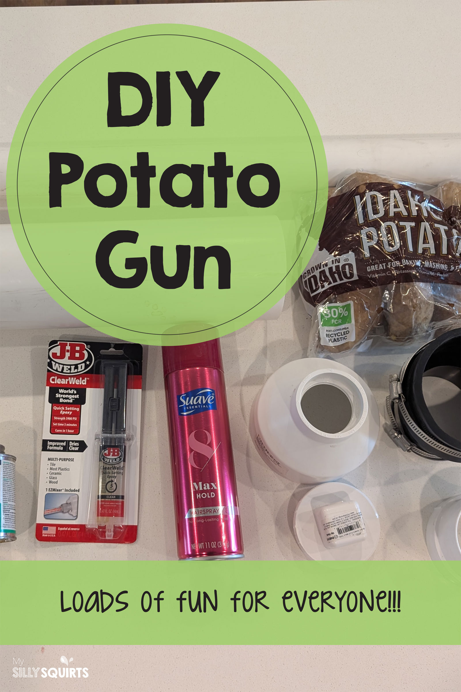 How to make a potato gun in three easy steps - My Silly Squirts