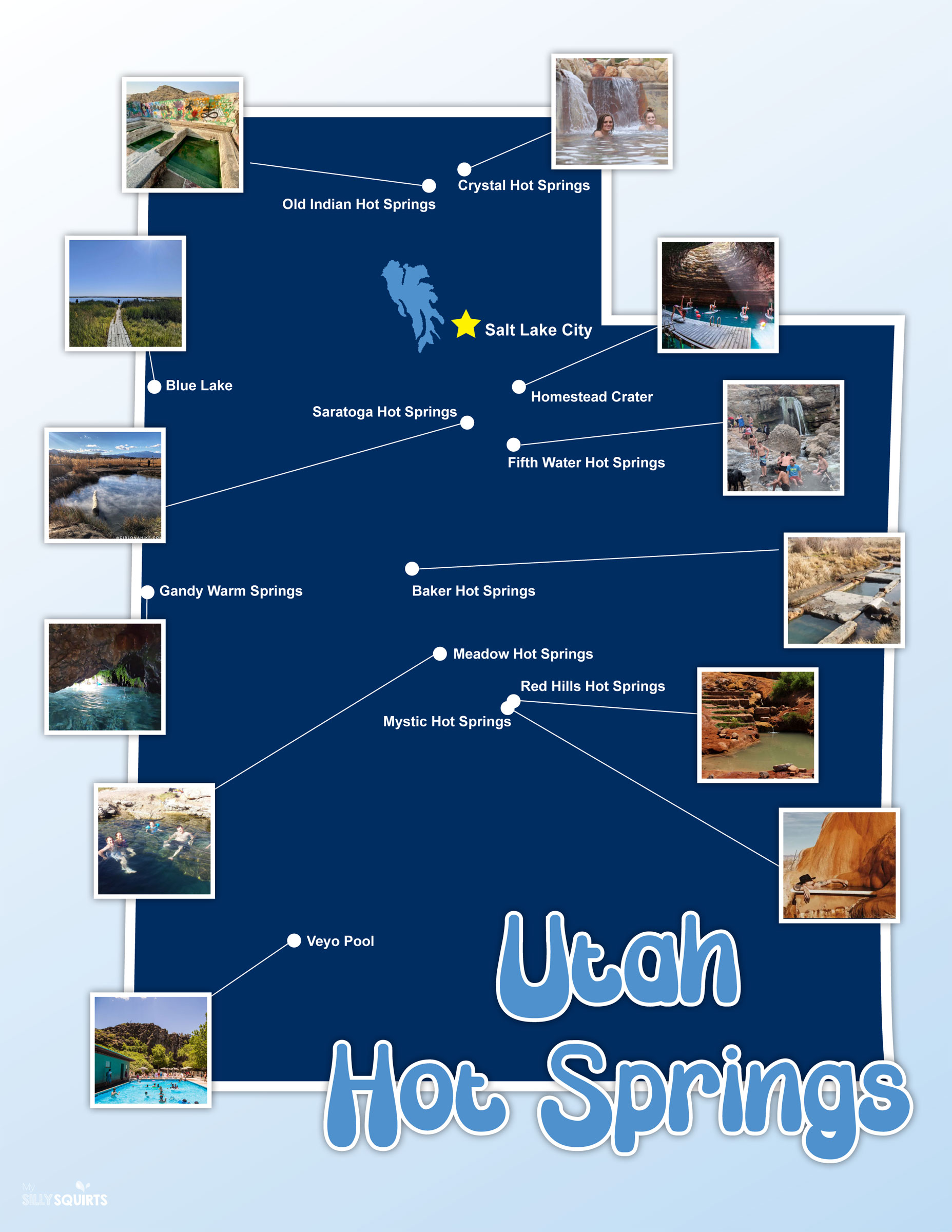 Here's all 12 Utah hot springs and where to find them - My Silly Squirts