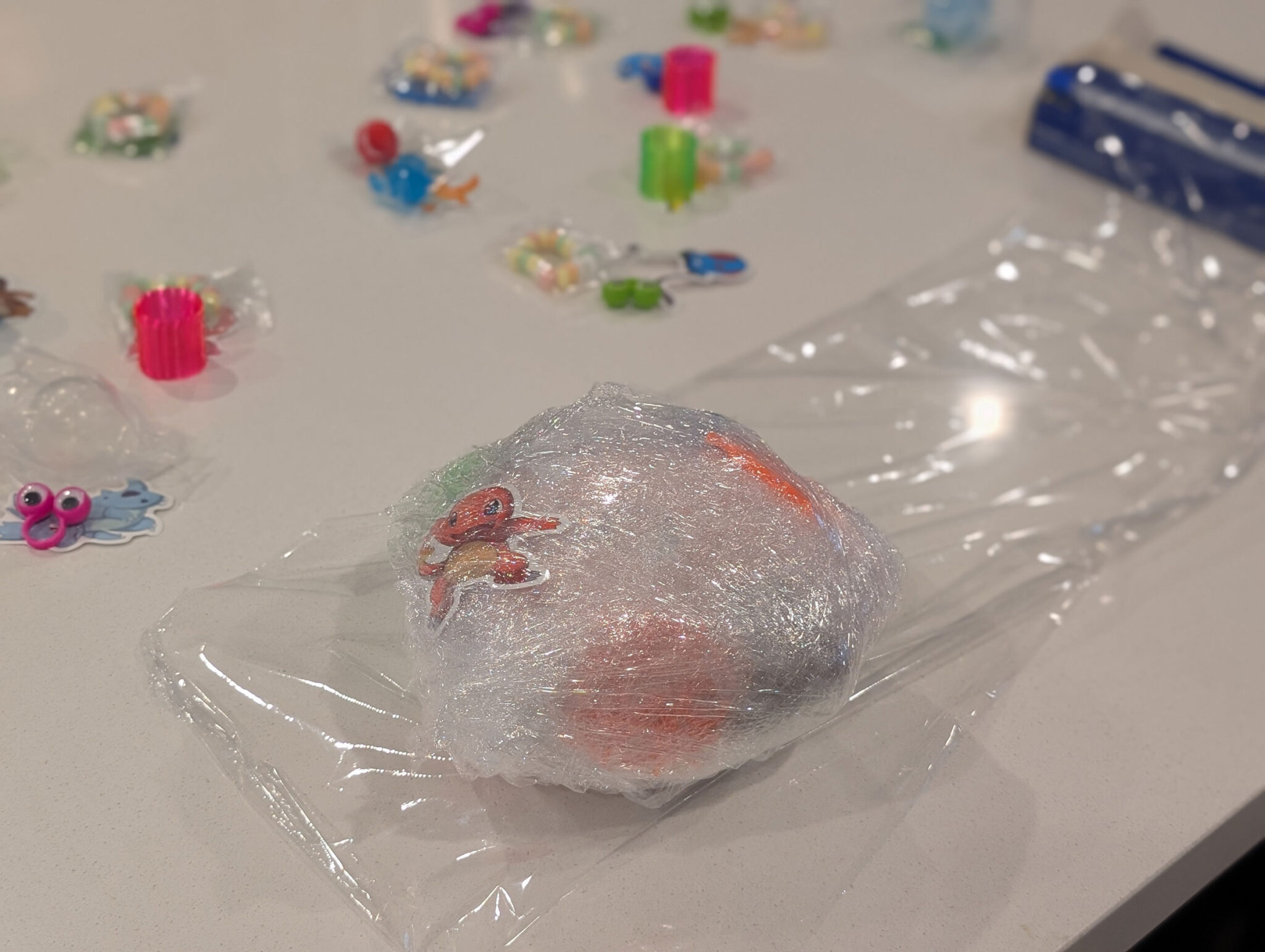 How to play the saran wrap ball game (kid version) - My Silly Squirts