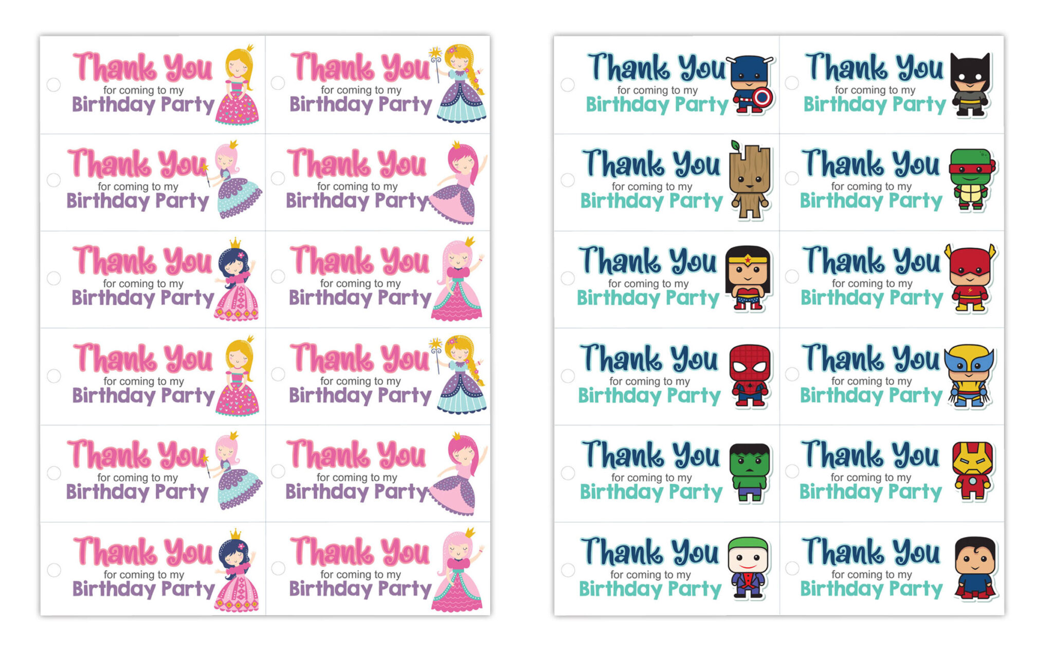 Quick and simple birthday thank you note for boys and girls - My Silly ...
