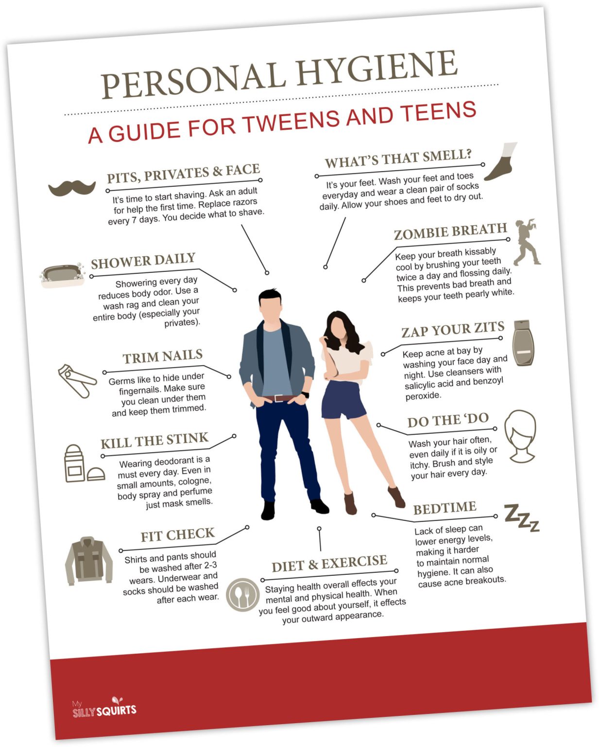 11 personal hygiene tips for teens and tweens (plus printable handout ...