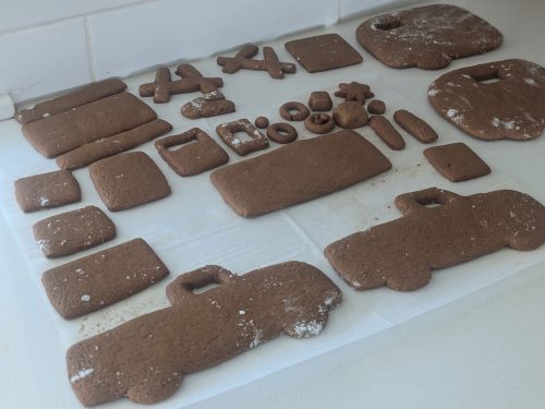 DIY camping gingerbread house display for beginners - My Silly Squirts