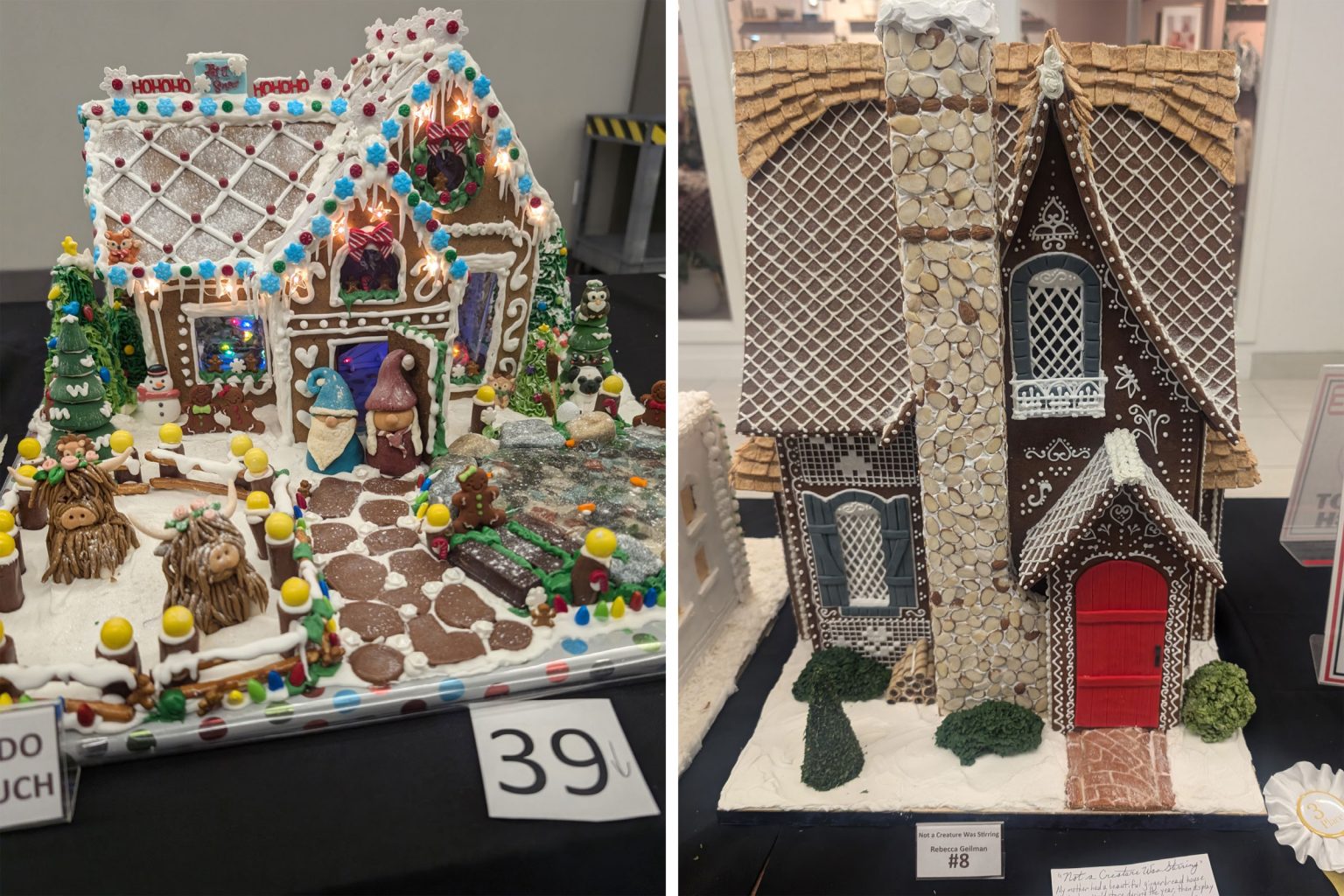 DIY camping gingerbread house display for beginners - My Silly Squirts